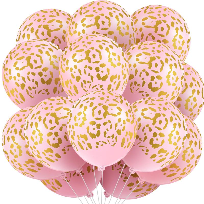 Gejoy 36 Pcs Cheetah Balloons Leopard Print Balloons Spots Latex ...