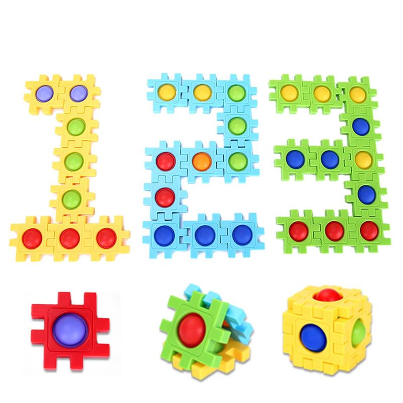 *Flex Kids Bubble 48 block fidget toy and puzzle game to releive ...