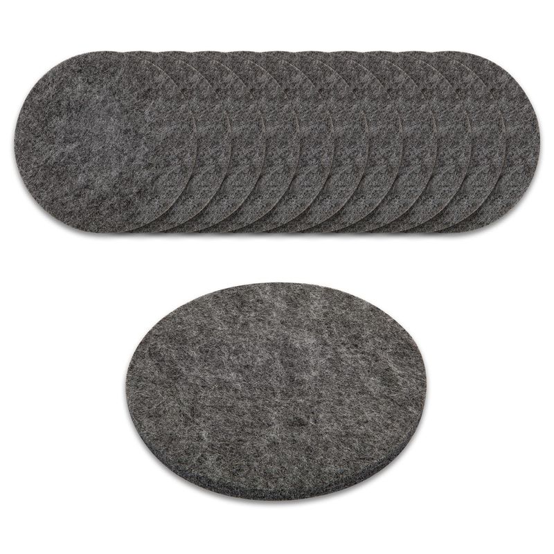 Sir Finley Monkey Felt Coasters Round 10 cm (Pack of 12) – Glass ...