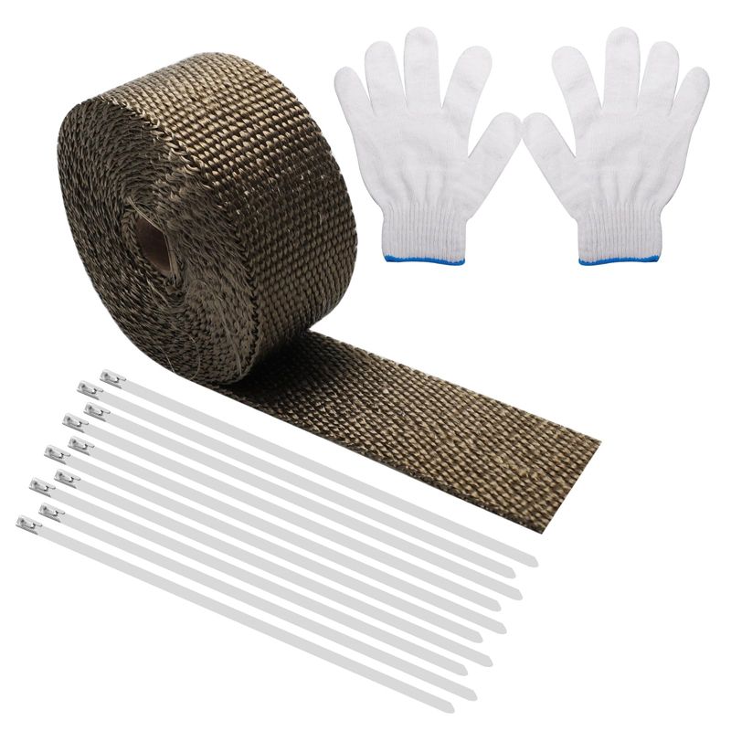 6m Car Exhaust Pipe Wrap,Fiberglass Exhaust Tape Bandage,Exhaust Heat ...