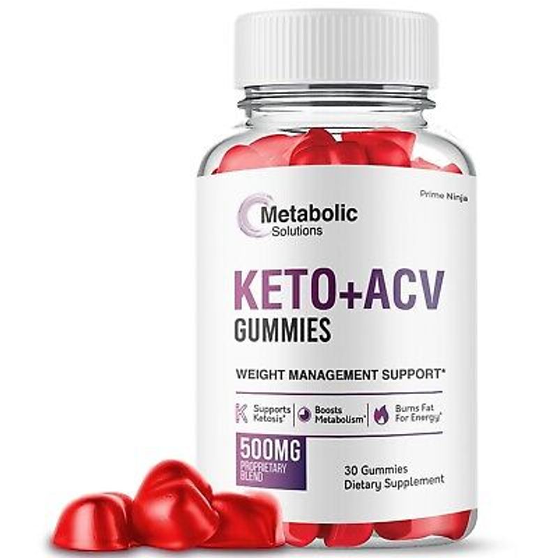 Metabolic Solutions Keto ACV Gummies Max Strength, Metabolic Keto (1 ...