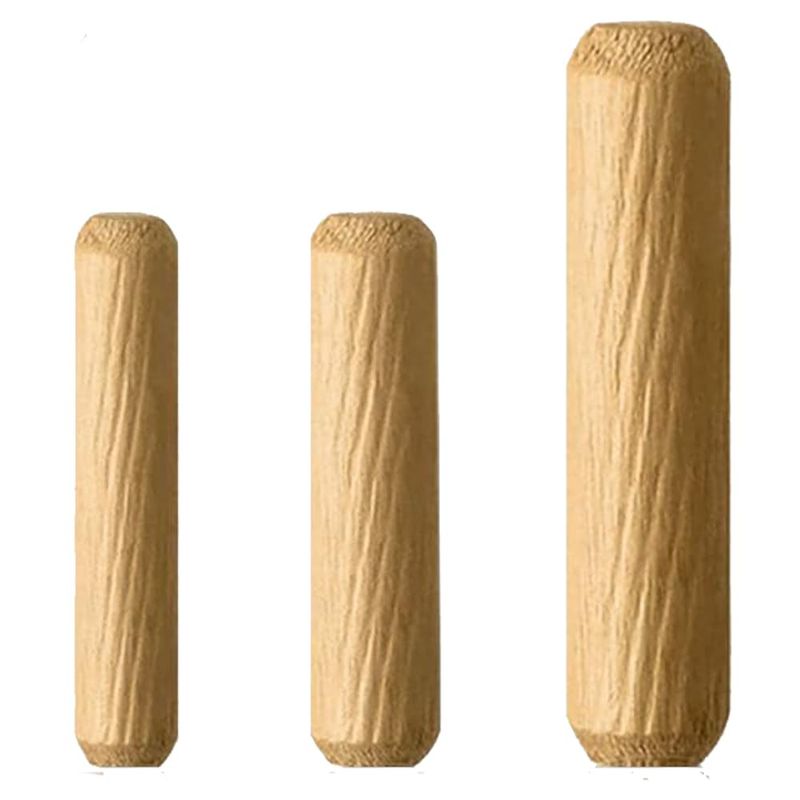 Assorted Wooden Dowels M6 M8 M10 Wooden Dowels Pins Pre Cut Ridges ...