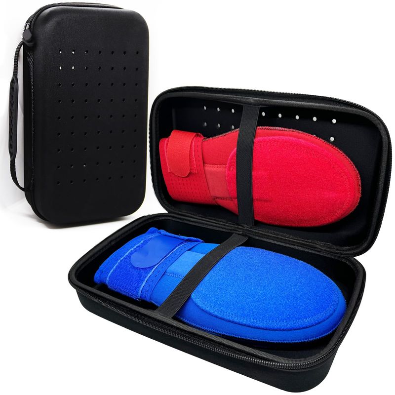 Hard Case for 2 Baseball Softball Sliding Mitts Gloves, Fit for ...