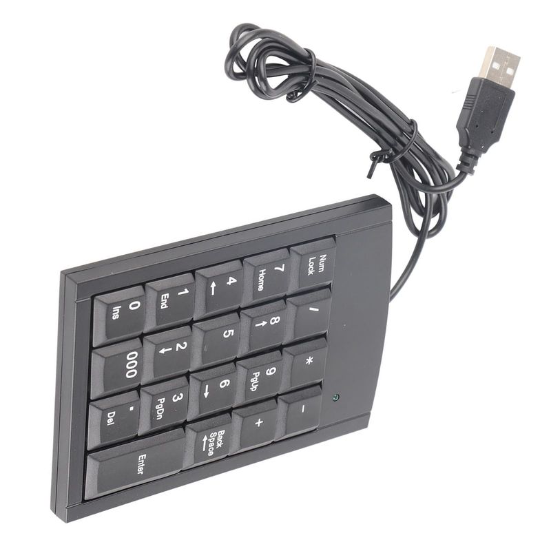 Wired Number Pad Dongle Number Pad Put for Laptop Num Gaming Type C ...