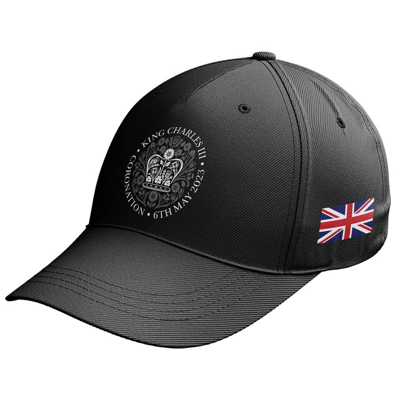 Purple Print House Kings Coronation Baseball Cap King Charles III ...