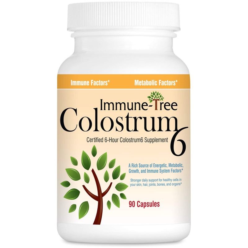 Immune Tree Colostrum6, Certified 6-Hour Colostrum, 90 Capsules ...