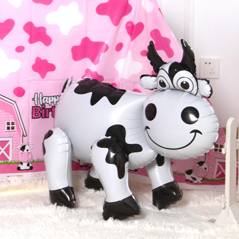3D Cow Balloon for Party Decorations,Cute Self Standing Cow Balloons ...