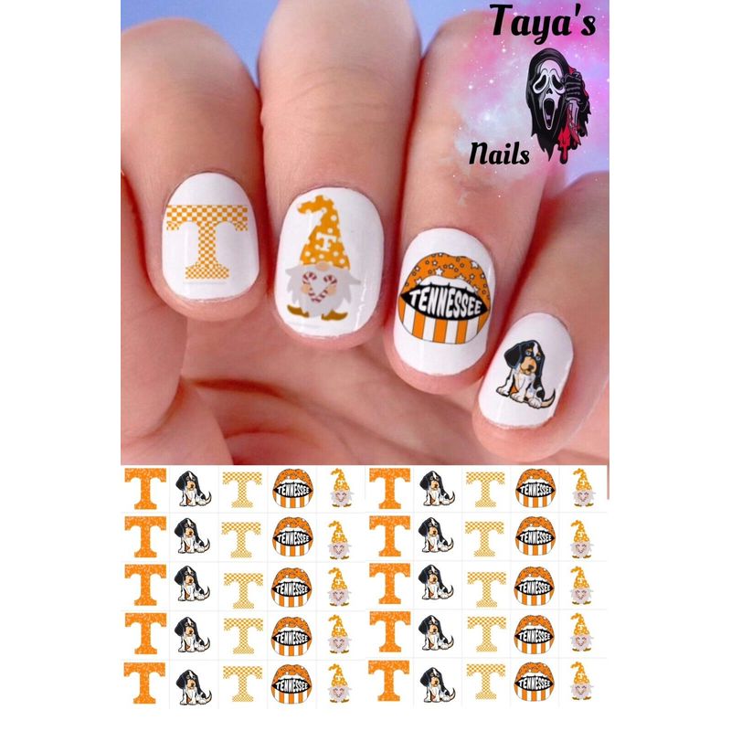 TN Vols Football Waterslide Nail Decals Set Of 50 - Online Marketplace ...