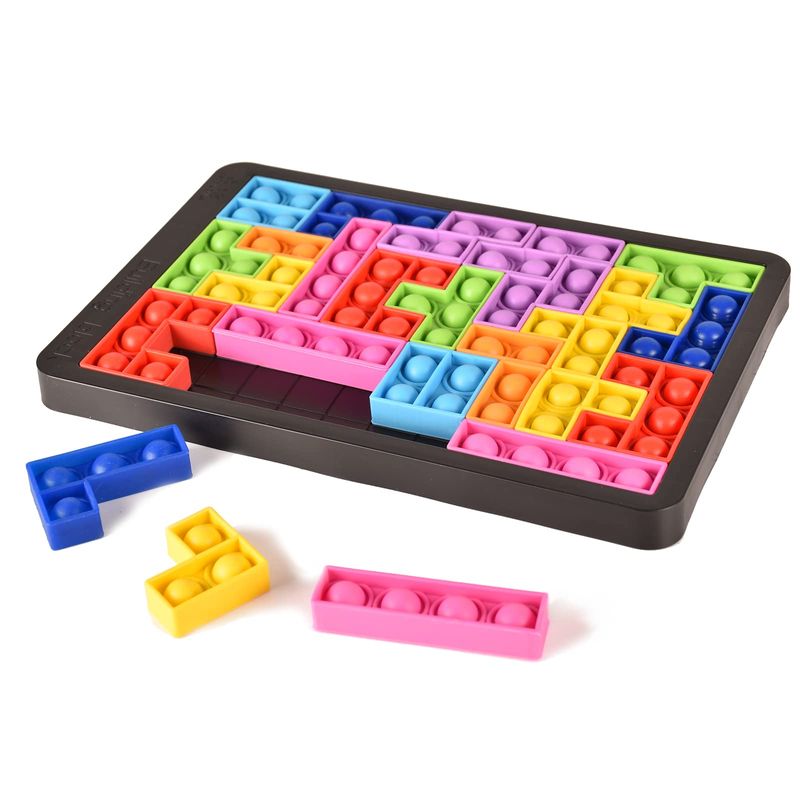 Push-Pop Bubble Building Block Toy, 27 Pieces, Puzzle, Endless Popping ...
