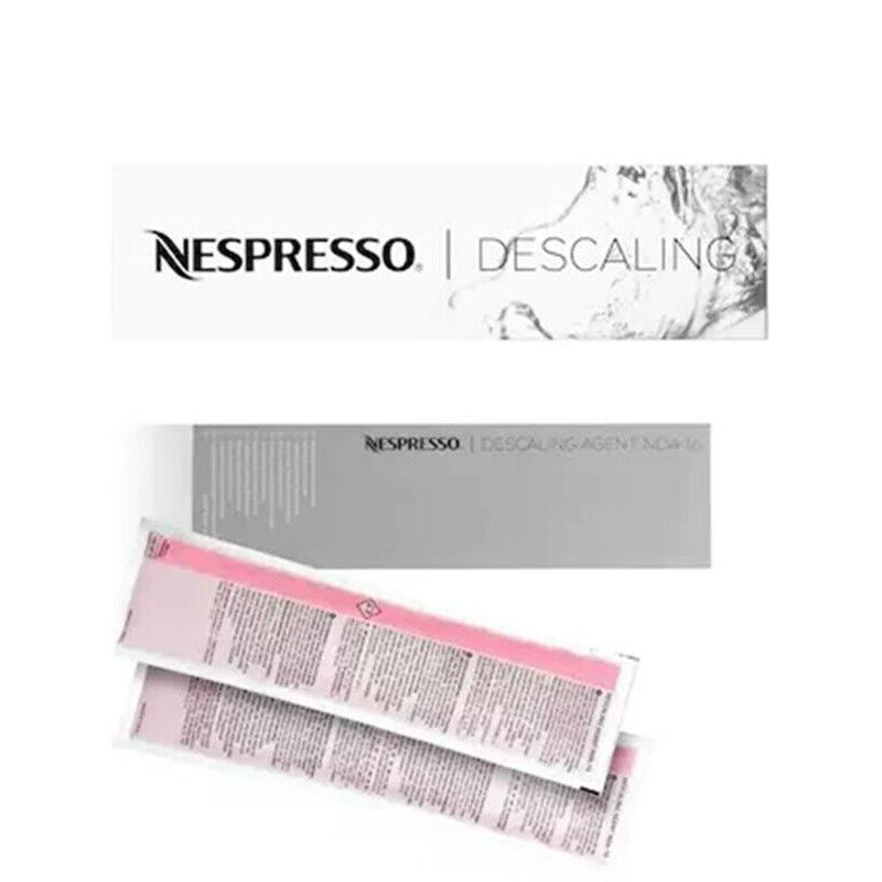 Original Nespresso Descaling Kit Cleaning Solution 2 Pack - Online ...