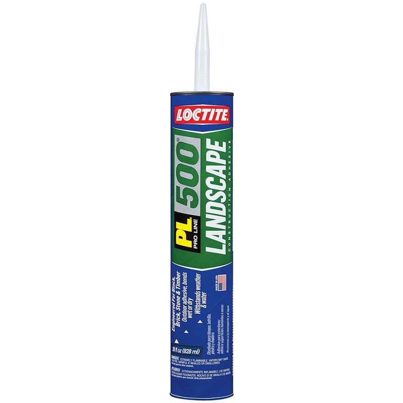 Loctite PL500 Landscape Block & Stone Adhesive, 10 fl oz, 12, Cartridge ...