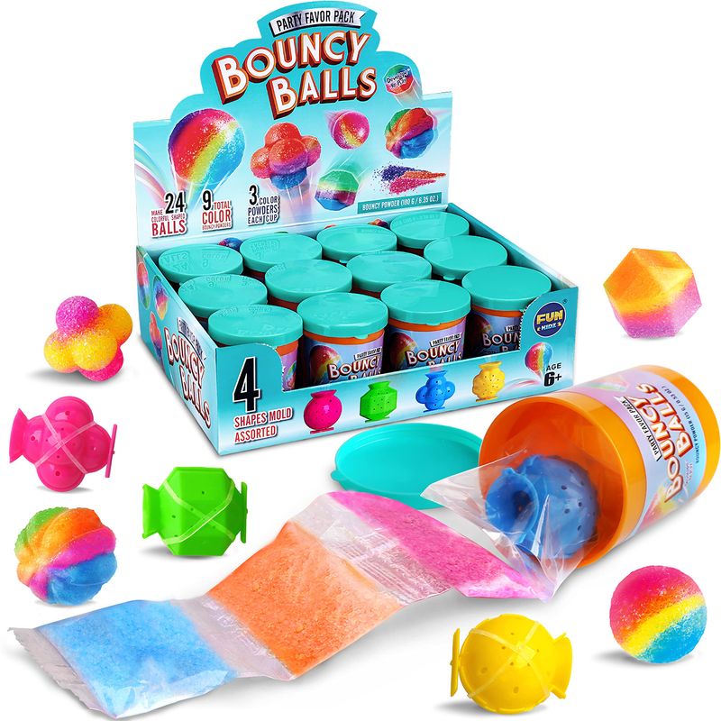 Bouncy Ball Kit Creative Party Favors for Kids, FunKidz Make Your Own ...