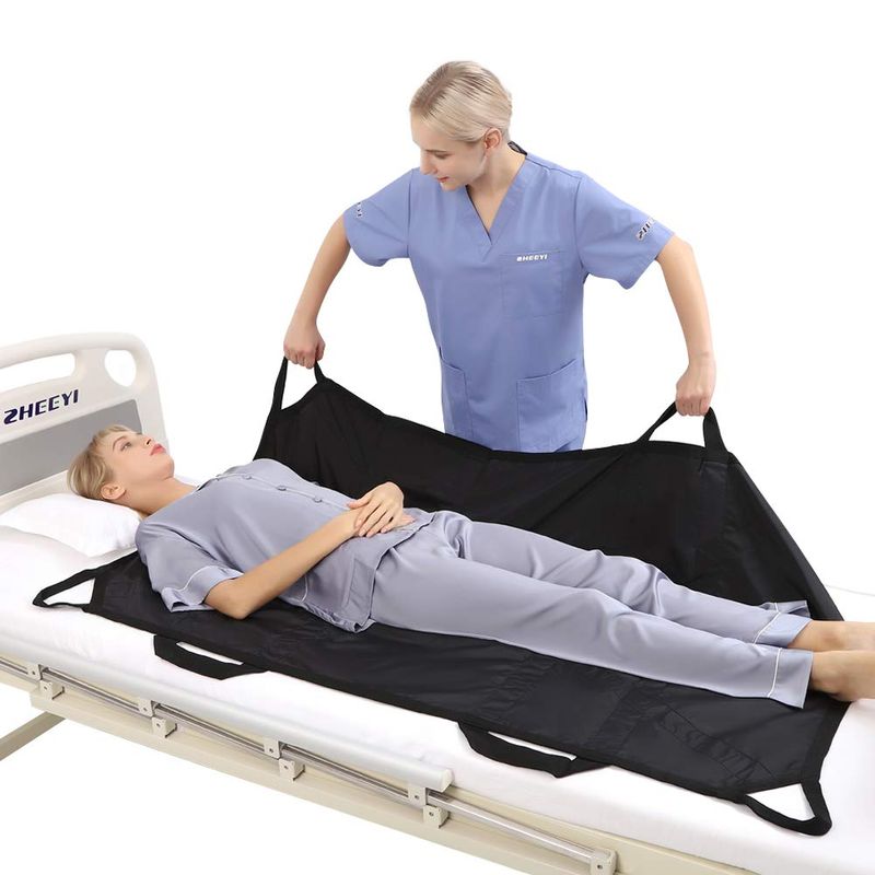 ZHEEYI Multipurpose 55" x 36" Positioning Bed Pad with Reinforced ...