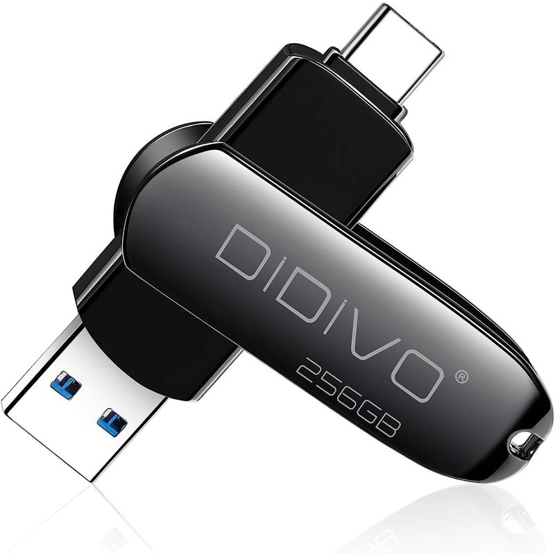 USB Memory, 256 GB, Type C Flash Drive, Smartphones, Tablets, PC ...