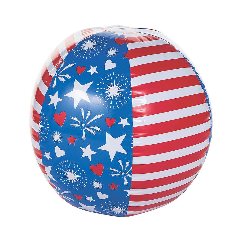 Fun Express - Patriotic Giant Beach Ball for Fourth of July - Toys ...