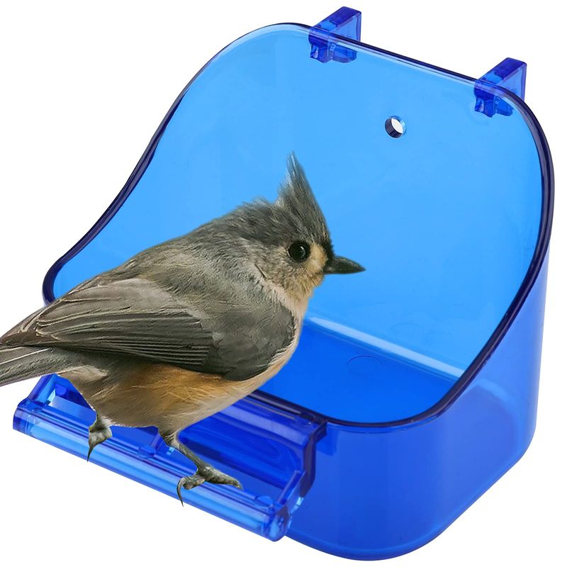 Bird Bath for Cage Bird Bath Box Bird Bath Tub Bird Box Parrot Bath Tub ...