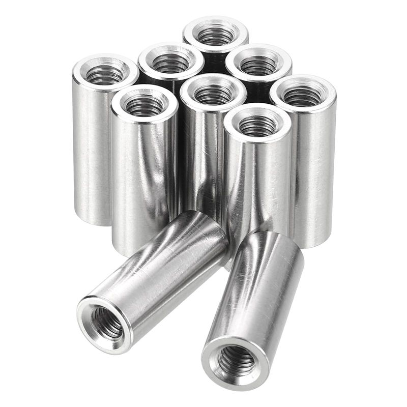 uxcell 20Pcs Round Weld Nuts, M6x10x25mm Long Weld on Bung Female Nut ...