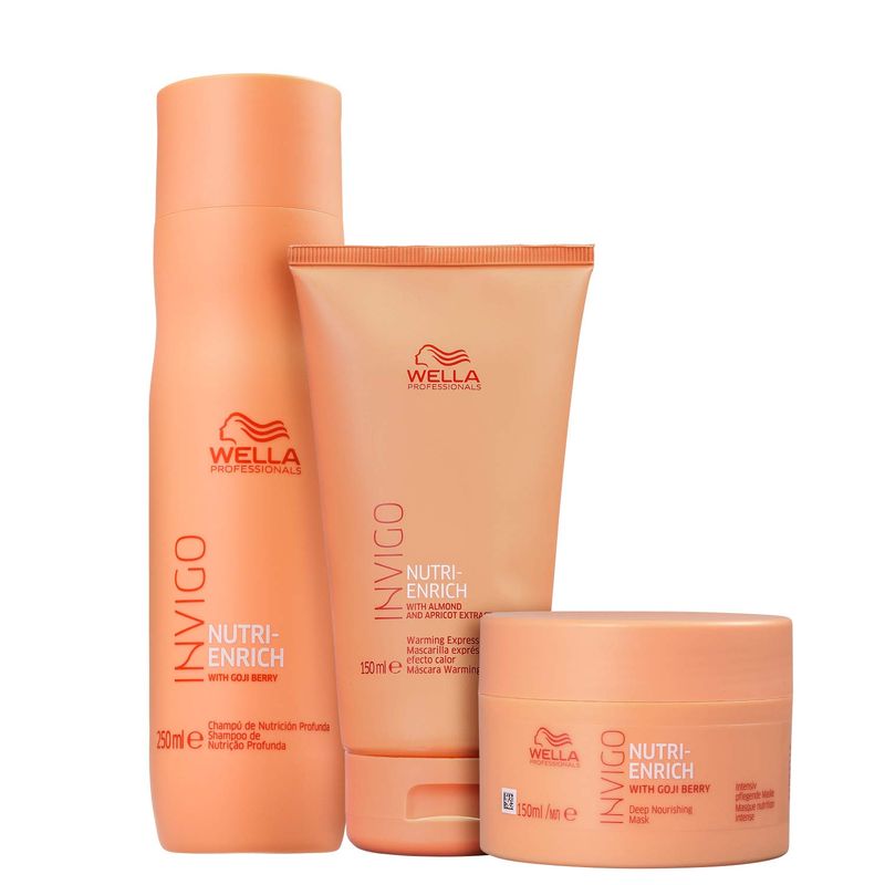 Kit WELLA Invigo Nutri-Enrich Express Trio (3 Products) BLZ - Online ...