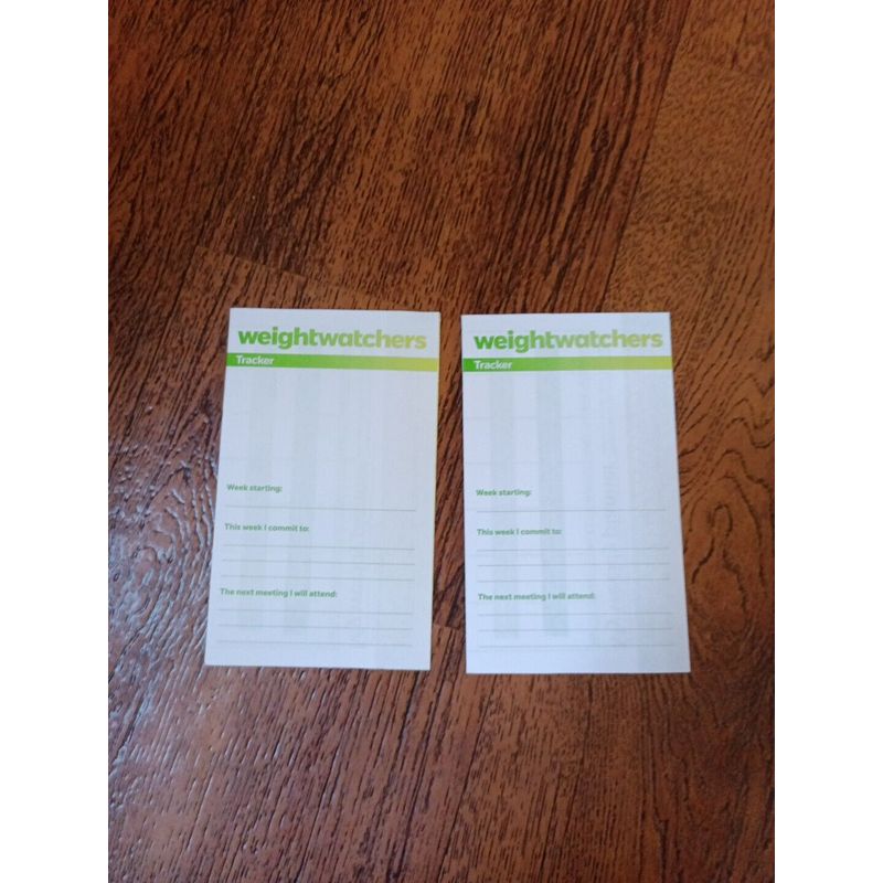 WW WEIGHT WATCHERS PAPER TRACKERS Smart Points Wellness That Works ...