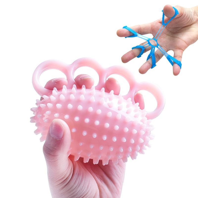 Finger Stretcher Exerciser and Hand Squeeze Balls for Elderly Stroke ...