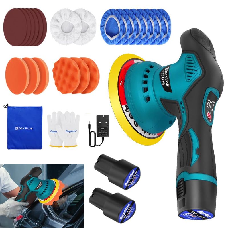 Qimu Cordless Polisher Car Buffer Polisher Car Polisher Buffer Machine ...