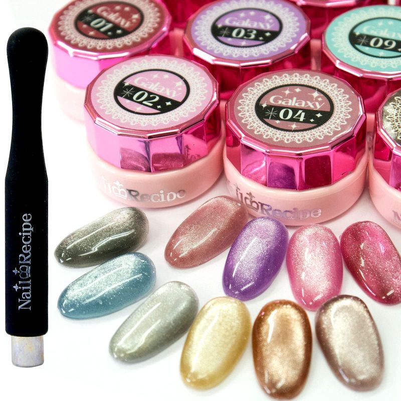 Nail Recipe Color Gel, Galaxy Magnetic Gel, Cat Eye Gel, Lame Gel, Pearl Gel, Gel Nail Color, UV ...