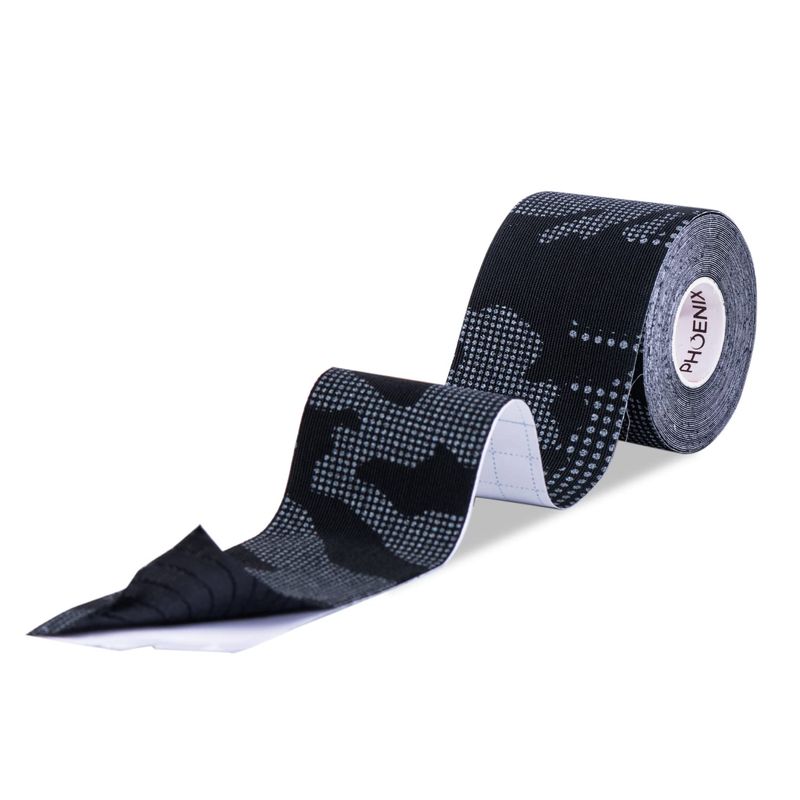 Kinesiology Sports Tape Light Reflective Black | 5m Roll of Muscle ...