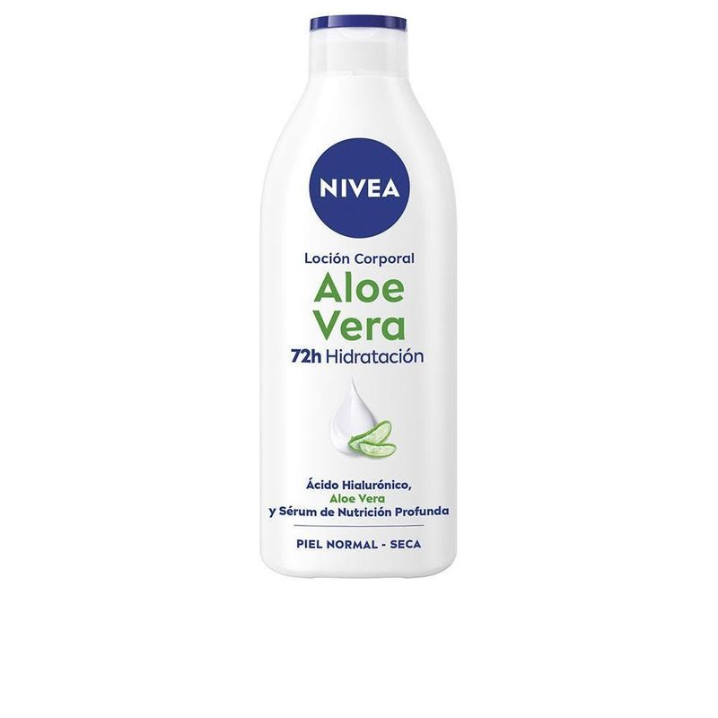 NIVEA Aloe Vera Body Lotion (1 x 400 ml), Refreshing Body Lotion for 72 ...