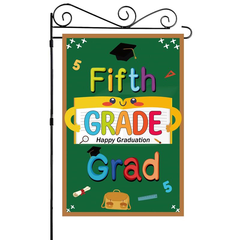 Labakita 5th Grade Graduation Garden Flag, 5th Grade Grad Yard Sign ...