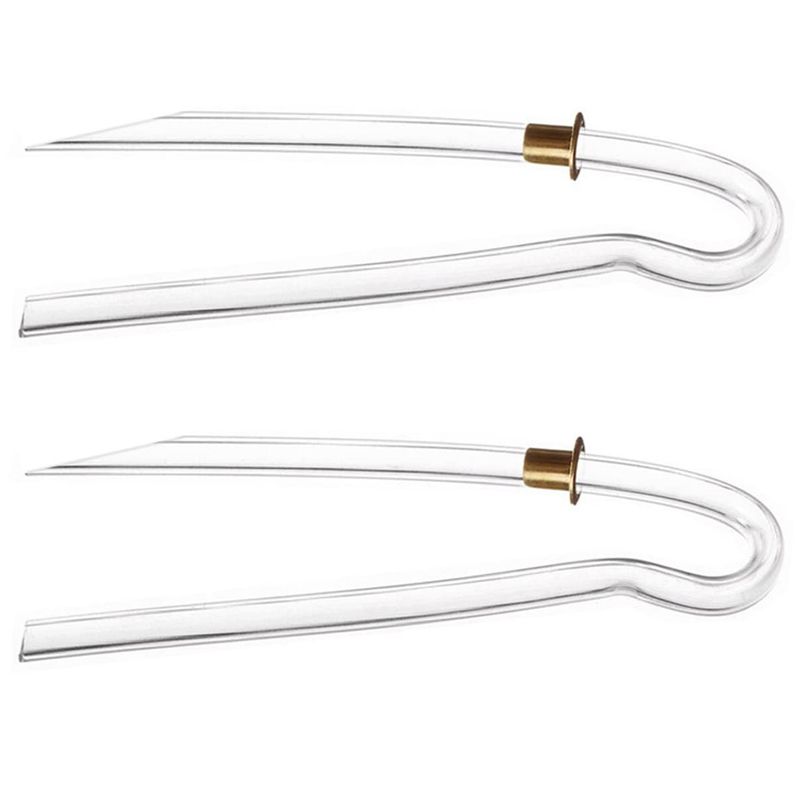 BOBOZHONG Hearing Aid Tubes,2PCS Preformed BTE Earmold Tubing 3.6 x 2 ...