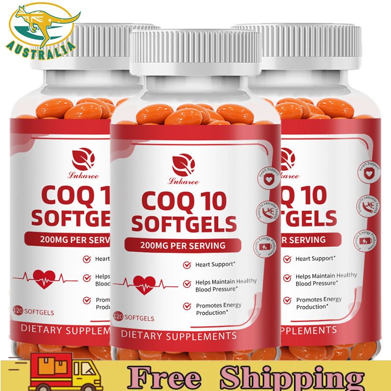 360Pills COQ 10 Coenzyme-Q10 Capsules 200MG Improve Cardiovascular Heart Health - Online ...
