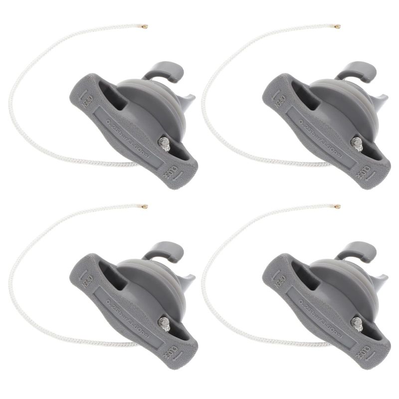 SEWACC 4pcs Air Valve Inflatable Screw Air Valve Boat Spiral Air Plugs ...