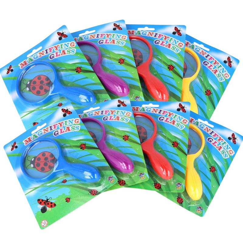 LND Gifts Magnifying Glass Kids Magnifying Glasses Multi Pack Of 8 ...