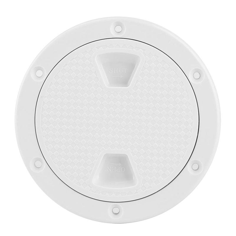 Marine Deck Cover, Boat Inspection Hatch Cover 4 inch ABS White Round ...