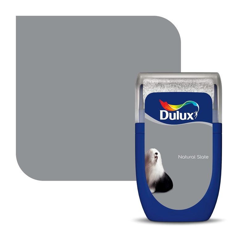 Dulux Walls & Ceilings Tester Paint, Natural Slate, 30 ml - Online ...