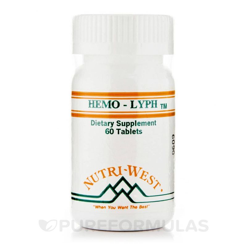 Hemo-Lyph - 60 Tablets by Nutri West - Online Marketplace - EveryMarket