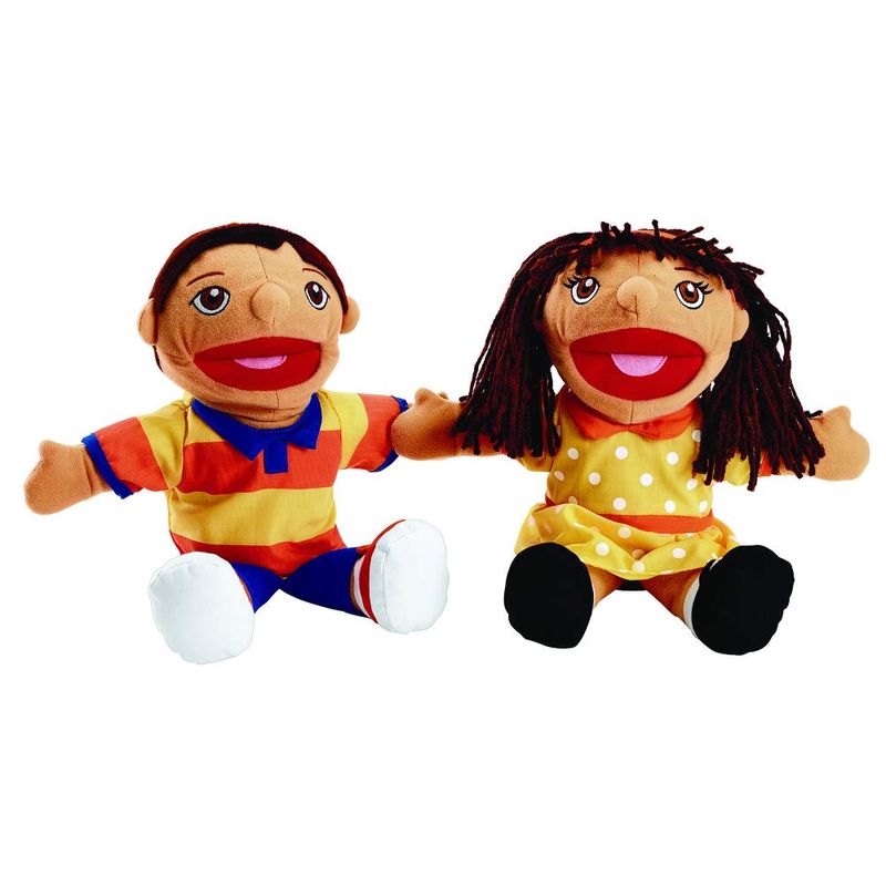 Excellerations Multicultural Boy and Girl Puppet Pairs, Set of 2 ...