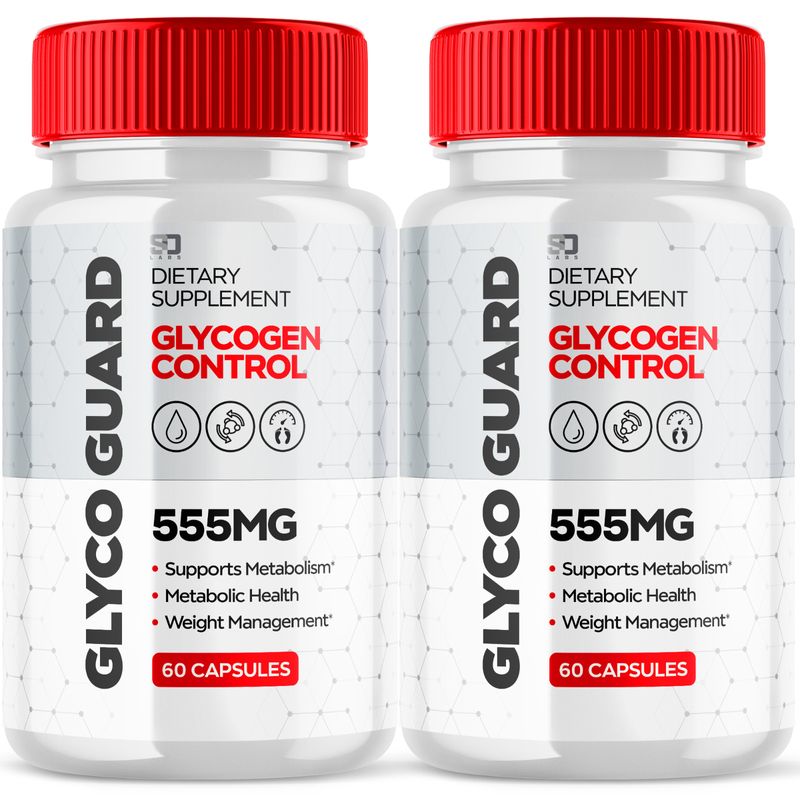 (2 Pack) Glyco Guard Blood Sugar, GlycoGuard Glycogen Supplement (120 ...