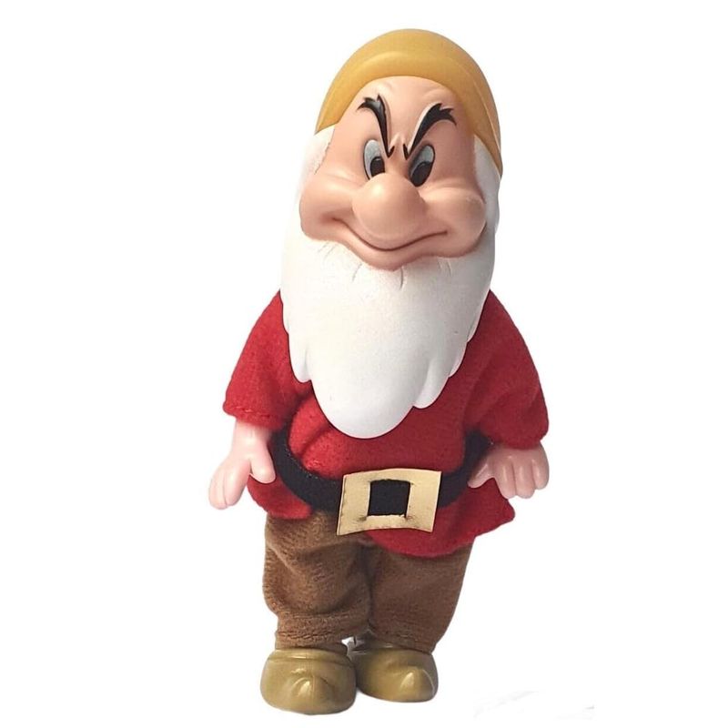 Grumpy from seven Dwarf of Snow White, mini PVC 4.5" Poseable figure ...