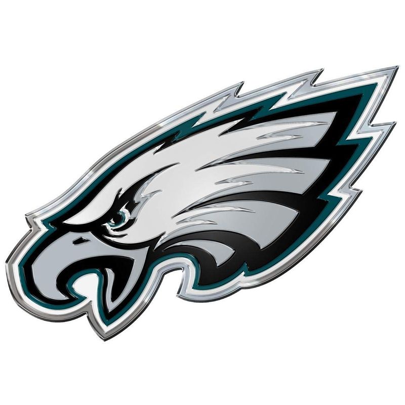 FANMATS 60467 Philadelphia Eagles Heavy Duty Aluminum Embossed Color ...