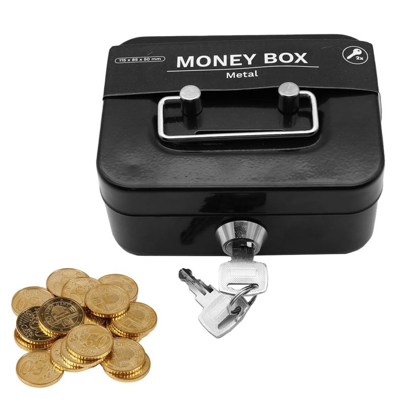 Cassette of Money lockable Small lockable Box Cash Register with Slit ...