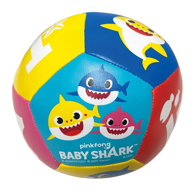 ODS Toys Shark-Baby Ball Ultra Soft Ball 5 Inch Faux Leather Multi ...