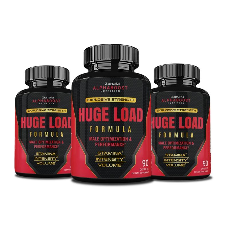(Pack of 3) Huge Load Pills Advanced Formula, Huge Load Male Supplement ...