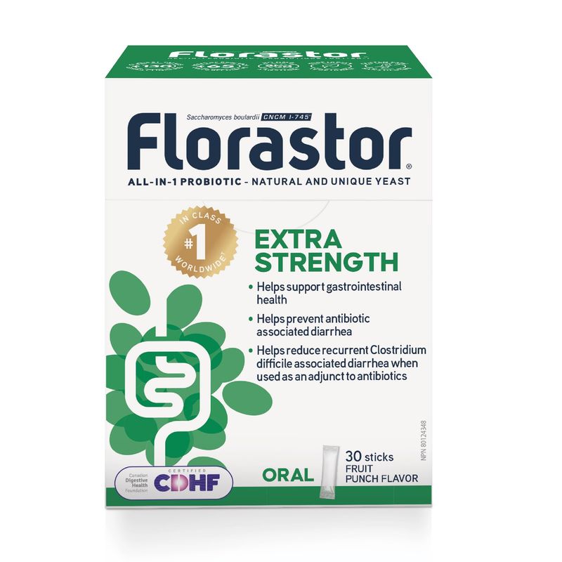 Florastor Extra Strength - Saccharomyces Boulardii CNCM I-745 - Daily ...