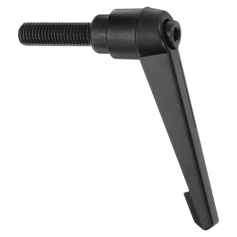 uxcell M12 x 40mm Adjustable Knob Handle Male Thread Push Button Ratchet Quick Release Lock ...