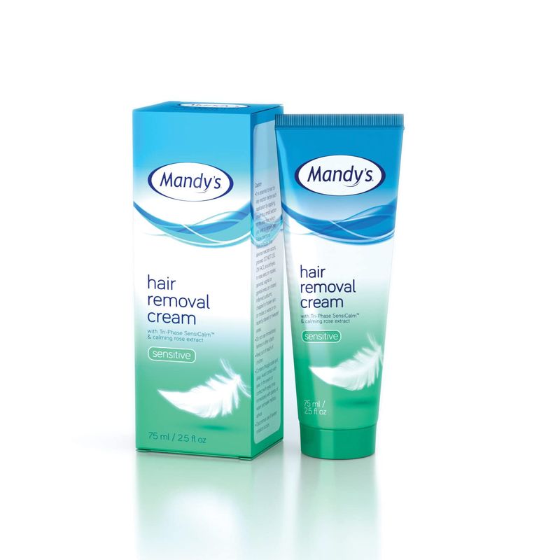 Mandy's Hair Removal Cream Sensitive 75ml –Depilatory Cream for ...
