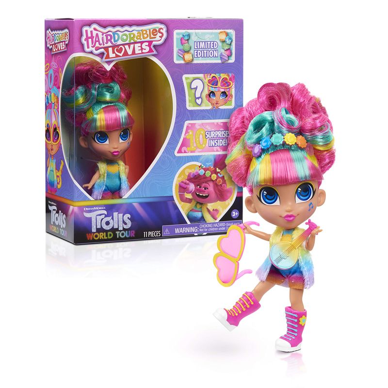 Hairdorables Loves Trolls World Tour, Kids Toys for Ages 3 Up by Just ...