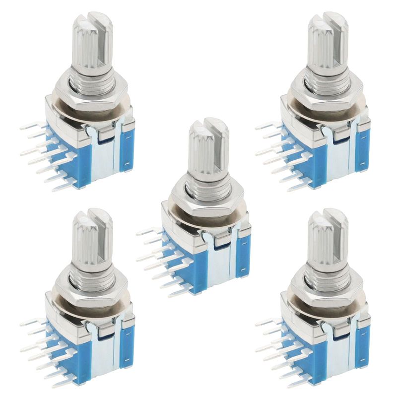 VGOL 5PCS RS1010 Band Switch Rotary Switch Gear Change Switch 1 Pole 5 ...