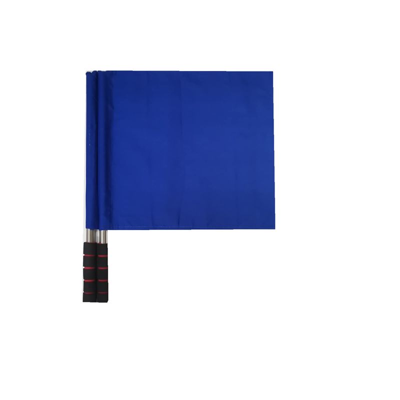 Stormflag 2pcs Sports Referee Flags with Pole Foam Handle Football Hand Flags Rugby Linesman ...