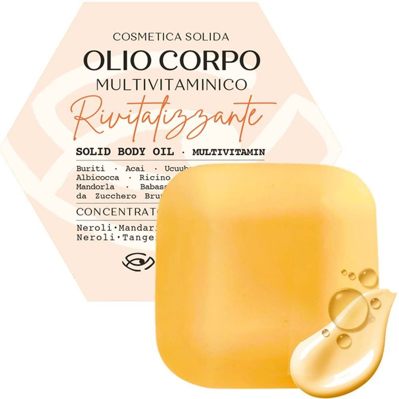 Senso Naturale Multi-Vitamin Solid Body Oil - Vitamin C-E Cream for ...